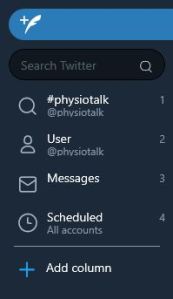 Keeping up with tweet chats – physiotalk